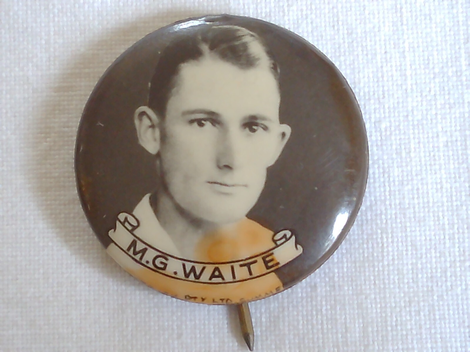 Cricket Australia Vintage 1930's Australian Cricketers Badge Pin M.G ...