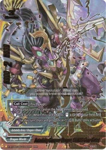 Buddyfight Autodeity Conquer Dragon, CHAOS Gear Batzz X-BT04A-UB03 ...