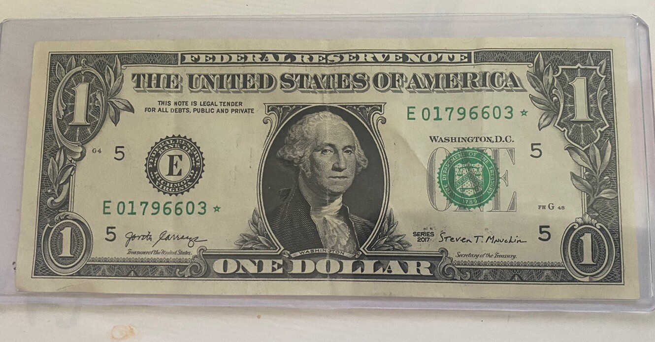 2017 a star note 1 dollar bill | eBay