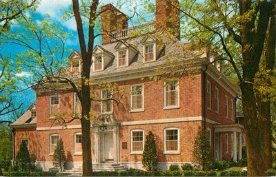 Phi Delta Theta Headquarters Oxford Ohio Plasticchrome Postcard 1948 ...