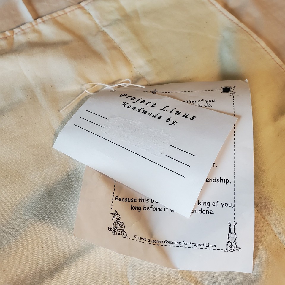 Project Linus Small Baby quilt/ Blanket 31x32" Lightweight Bunnies ...