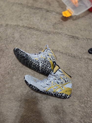 Asics Aggressor 3 Wrestling Shoes Limited Edition A.G Lilac Grey/Rich ...