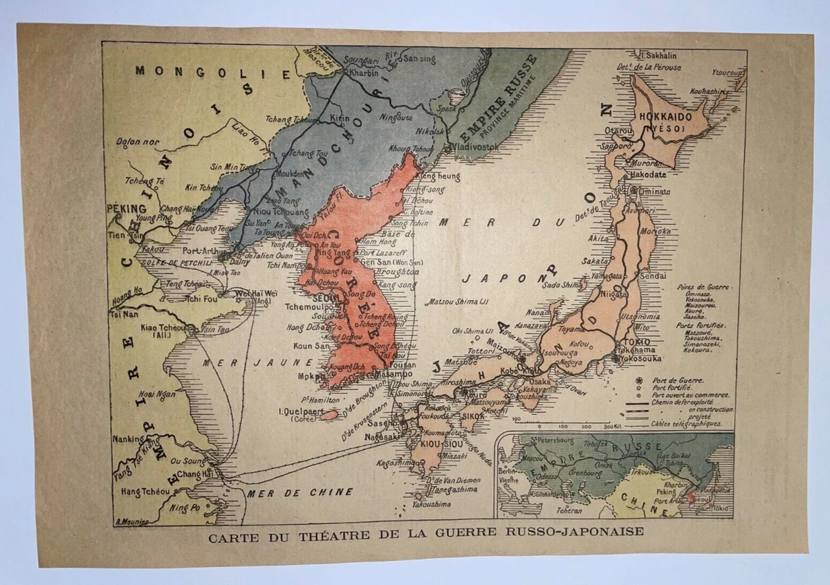 Russo Japanese War Map