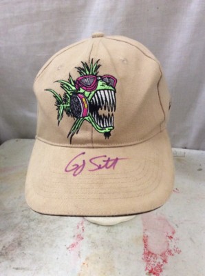 Vintage trucker hat baseball cap NHRA Racing Nitro Fish Signed ...