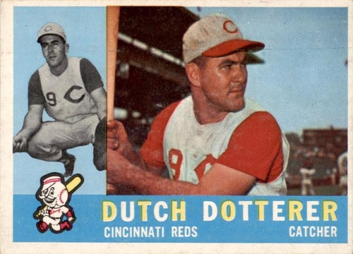 1960 Topps #21 Dutch Dotterer Cincinnati Reds VG-EX | eBay