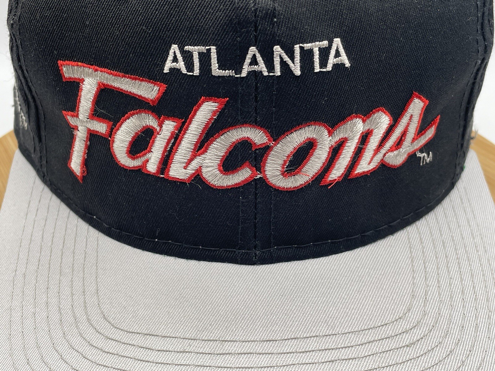 Vintage Sports Specialties NFL Atlanta Falcons Two Tone Script Snapback ...