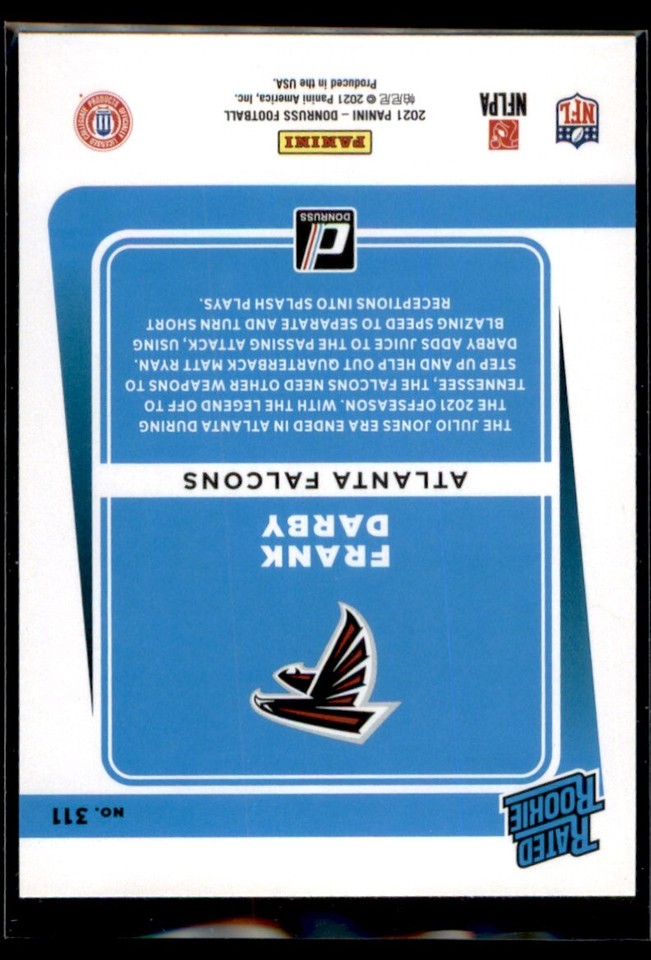 2020 DONRUSS OPTIC ATLANTA FALCONS LOGO ATLANTA FALCONS #421 | eBay