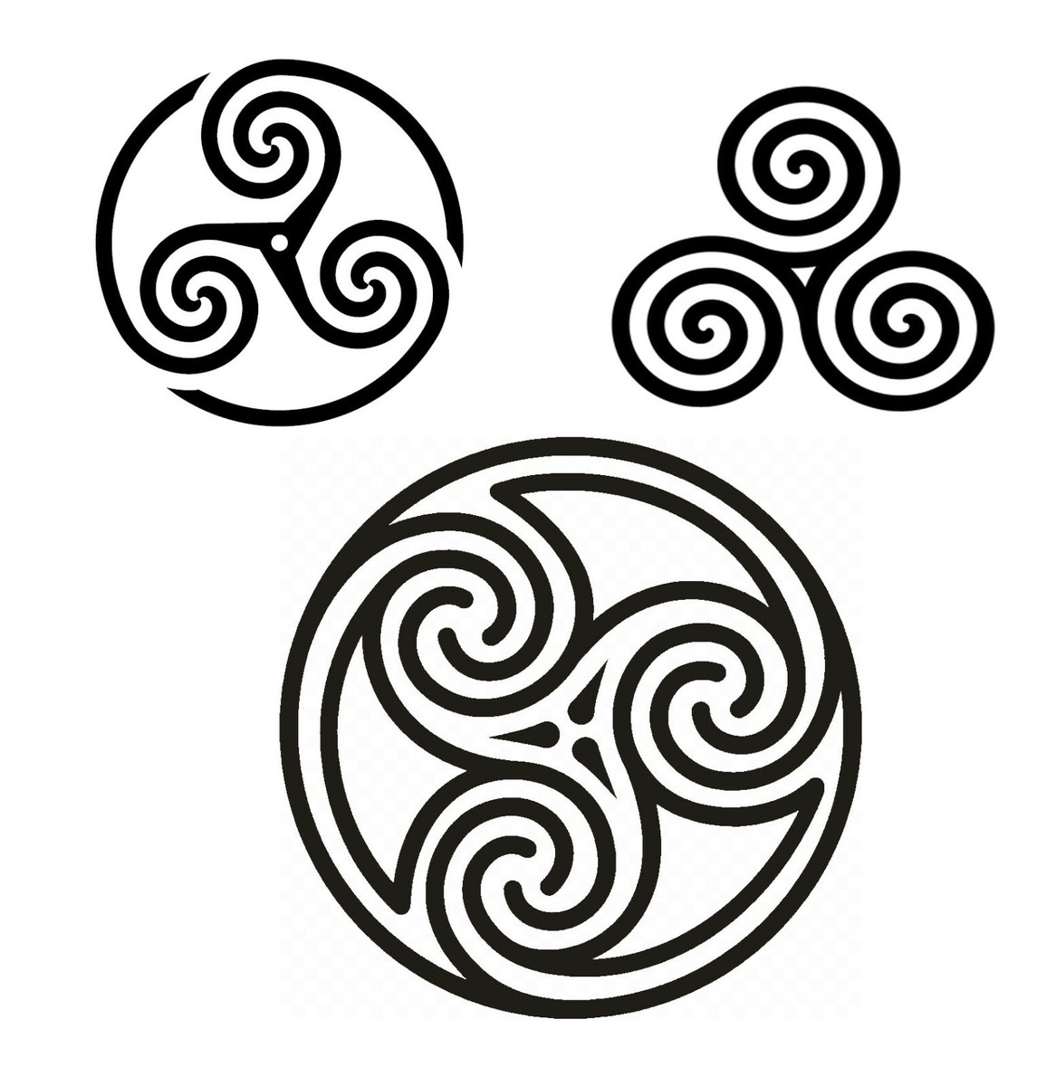 Mandala Triskele Tattoos CONTRAXT Triskel Celtic Decoration Mandala