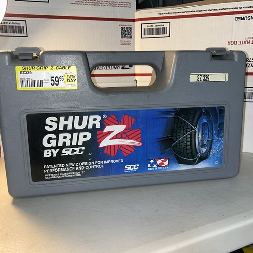 SHUR GRIP Z by SCC Cable Tire Snow Chains SZ339 | eBay