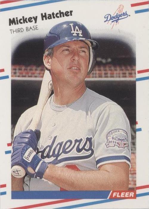 1988 Fleer - Mickey Hatcher #516 for sale online | eBay