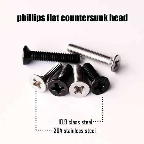 M3 Hex Socket Allen Cap Button Phillips Pan Round Flat Head Screw Bolt ...