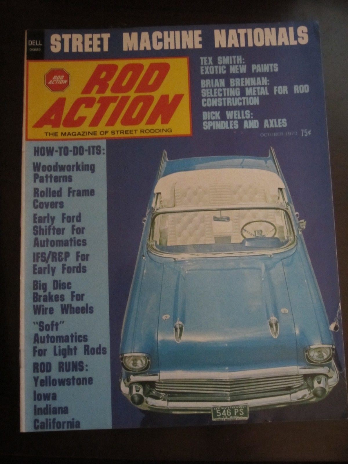 Rod Action Magazine October 1973 Street Machine Nationals (AN) X2 L Z2 ...
