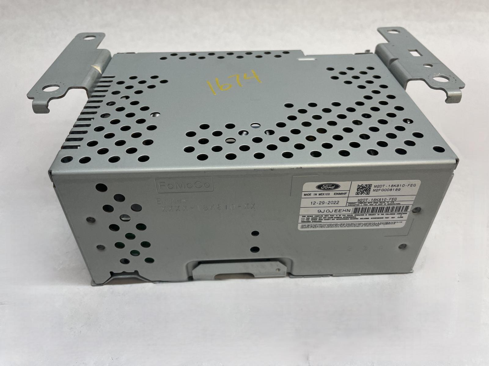 2023 FORD BRONCO RADIO RECEIVER OEM M2DT-18K810-FEG AUDIO AV EQUIPMENT ...