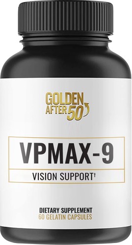 Golden After 50 VpMax-9 - Sight Care and Antioxidant Supplement with ...