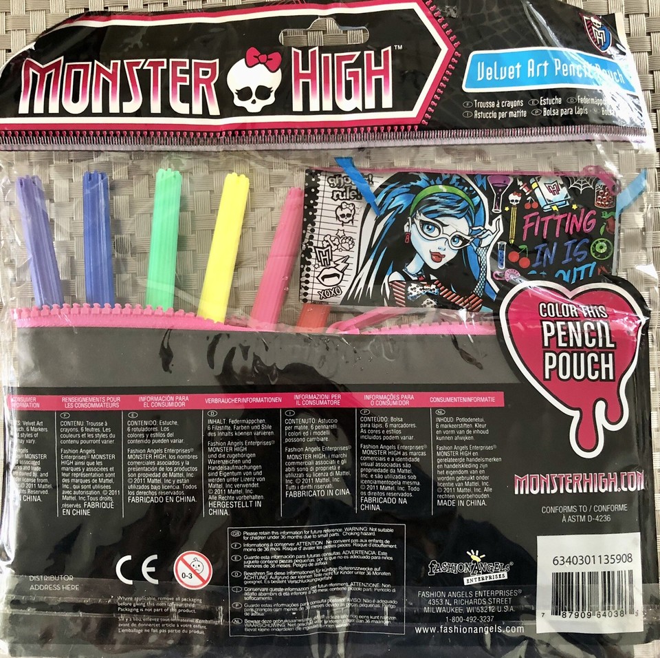 monster high pencil pouch | eBay