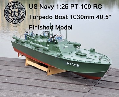 US Navy 1:25 PT-109 RC Torpedo Boat 1030mm 40.5" Finished Model | eBay