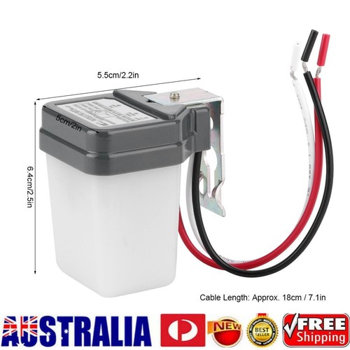 220VAC Light Switch for Street Lamps & Garden Illumination Robust ...