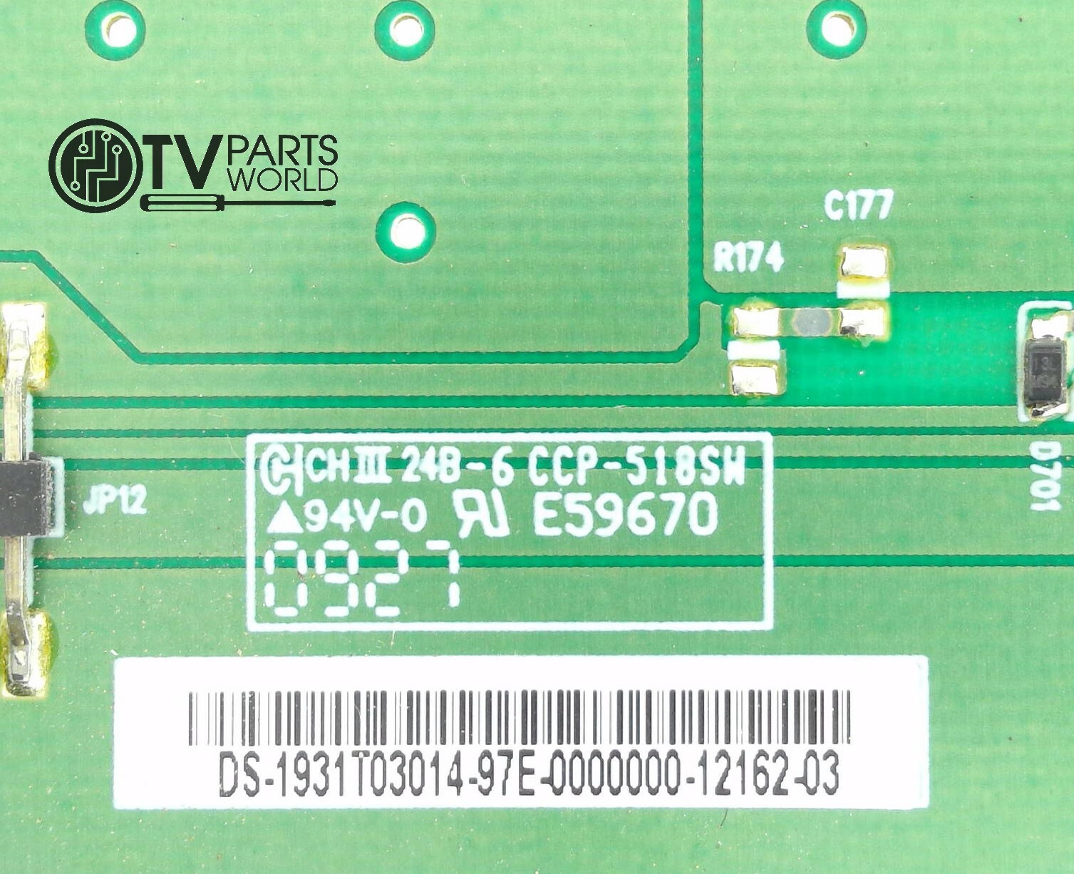 Insignia NS-LDVD32Q-10A Backlight Inverter Board 19.31T03.014 V225-301 ...