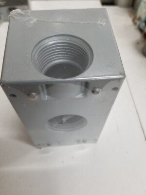 RED DOT IHD3-3 Outlet Box Deep 3 hole 1" hubs wet location | eBay