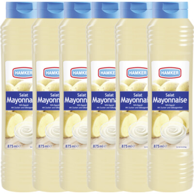 Hamker Salade Mayonnaise Crémeux Fein Épicée Avec Huile de Colza 875 ML ...