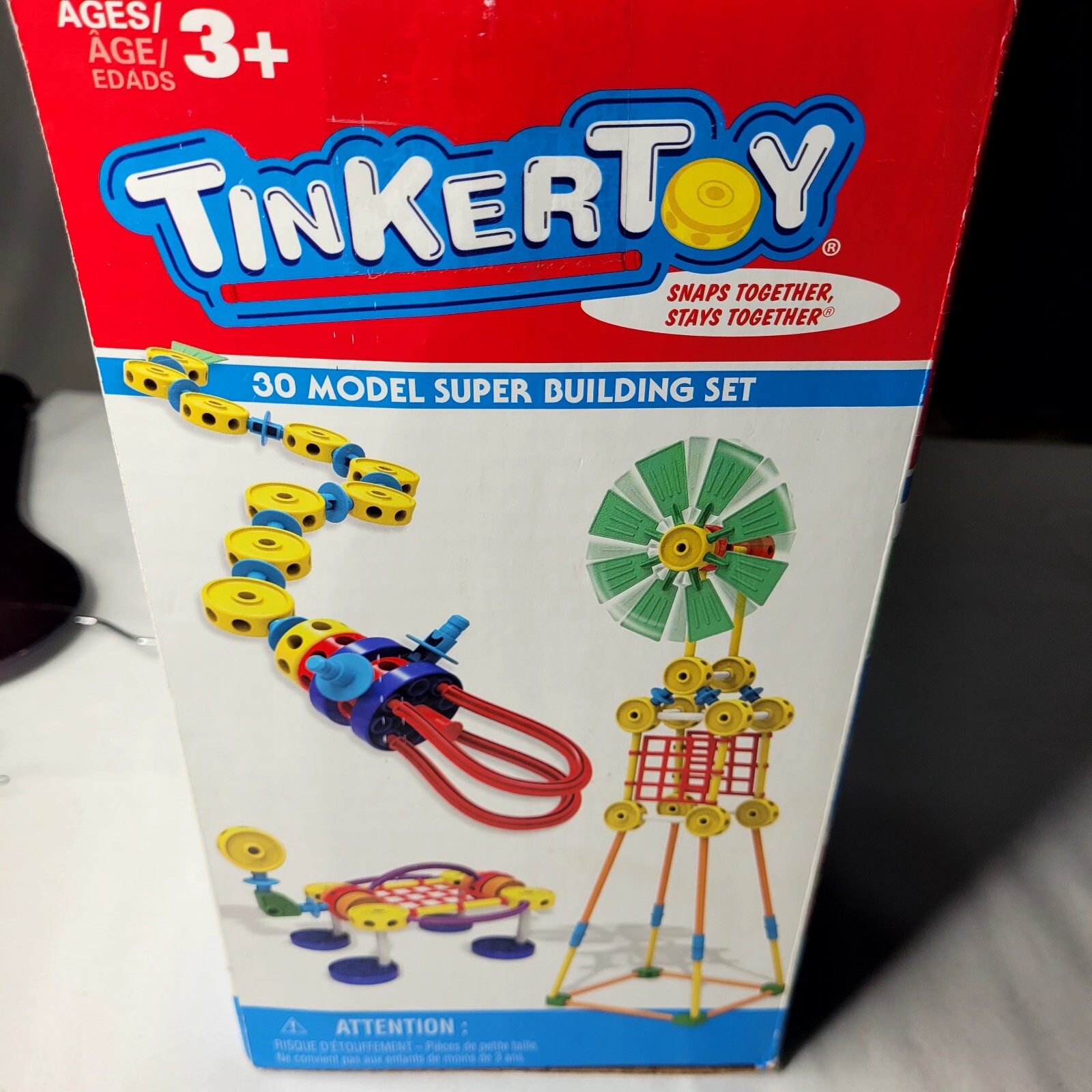 Tinkertoy (56578) 30 Model Super Building Set 200 pieces (Not Full Set ...