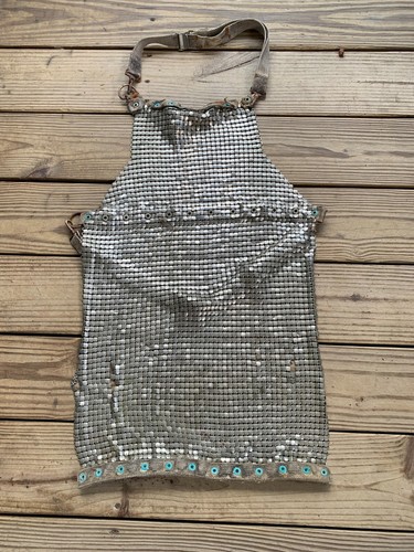 RARE VINTAGE CHAIN MAIL BUTCHER MEAT CUTTER APRON STEAM PUNK AUTHENTIC ...