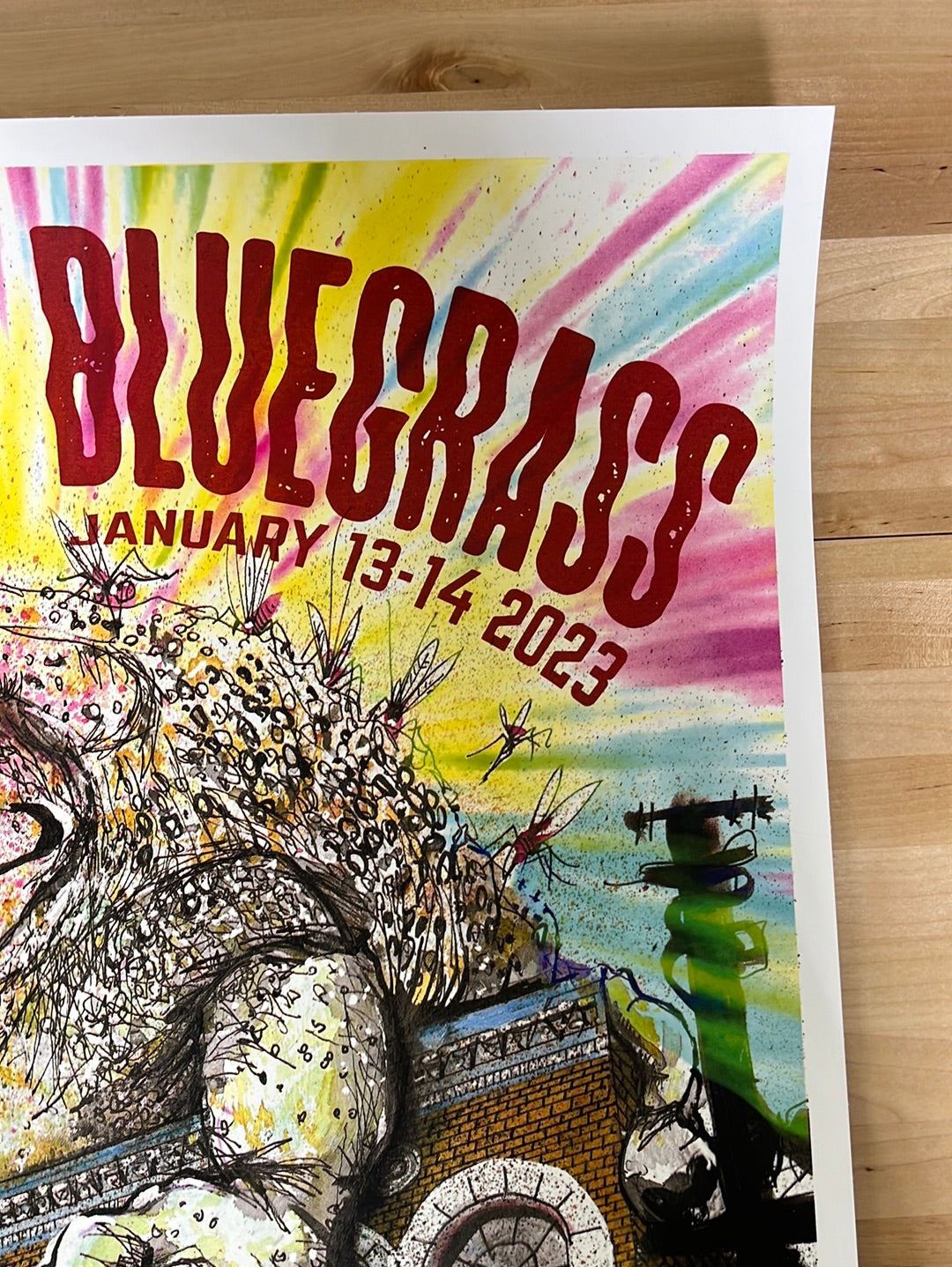 Greensky Bluegrass - 2023 Joey Feldman poster Port Chester, NY | eBay