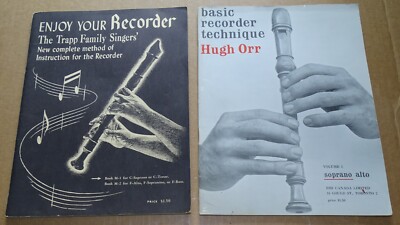 1954 Enjoy Your Recorder - Trapp Family Singers, 1961 Basic Recorder ...