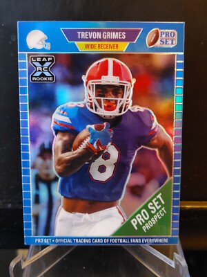 Trevon Grimes RC 2021 Leaf Pro Set Metal Blue #89 - 57/75 ...