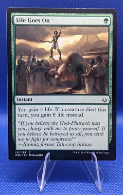 x4 MTG Life Goes On Hour of Devastation 121/199 Regular Common 4x ...