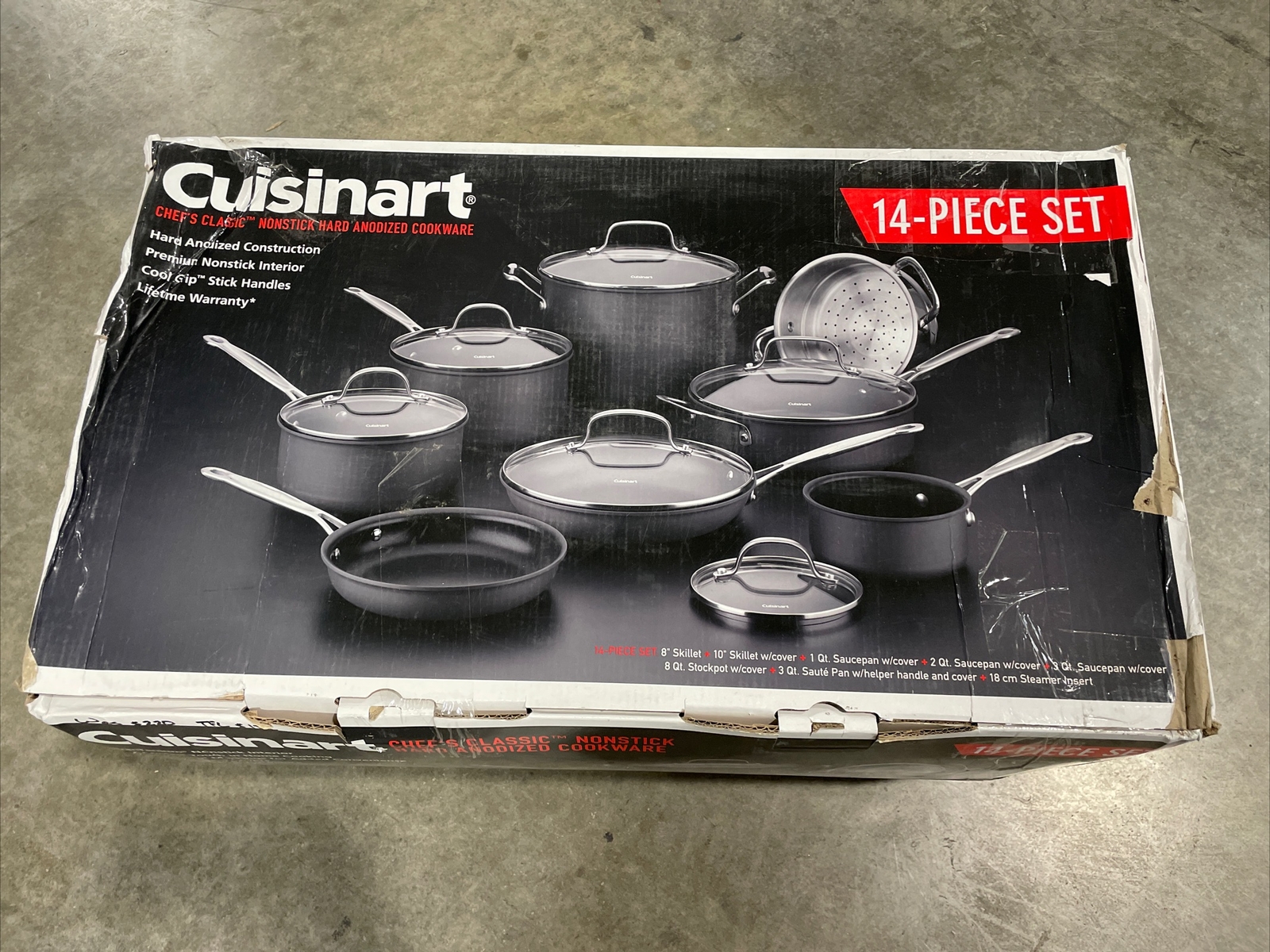 Cuisinart 66-14 Chef's Classic Cookware Set - 14 Piece 86279097705 | eBay