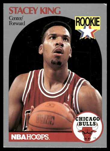 1990-91 Hoops #66 Stacey King Chicago Bulls RC | eBay