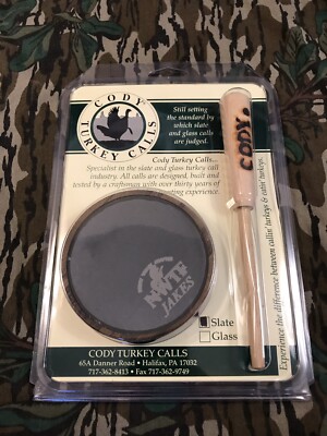 Cody Turkey Call NWTF Made By Bill Zearing Pot Slate Turkey Call ...