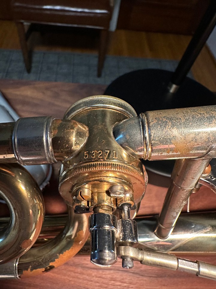 Bach Stradivarius 42 Trigger Trombone with hard case and mouthpiece ...