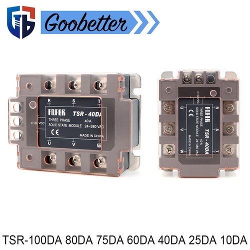 Three-Phase Solid State Relays 380V TSR-100DA 80DA 75DA 60DA 40DA 25DA 10DA | eBay