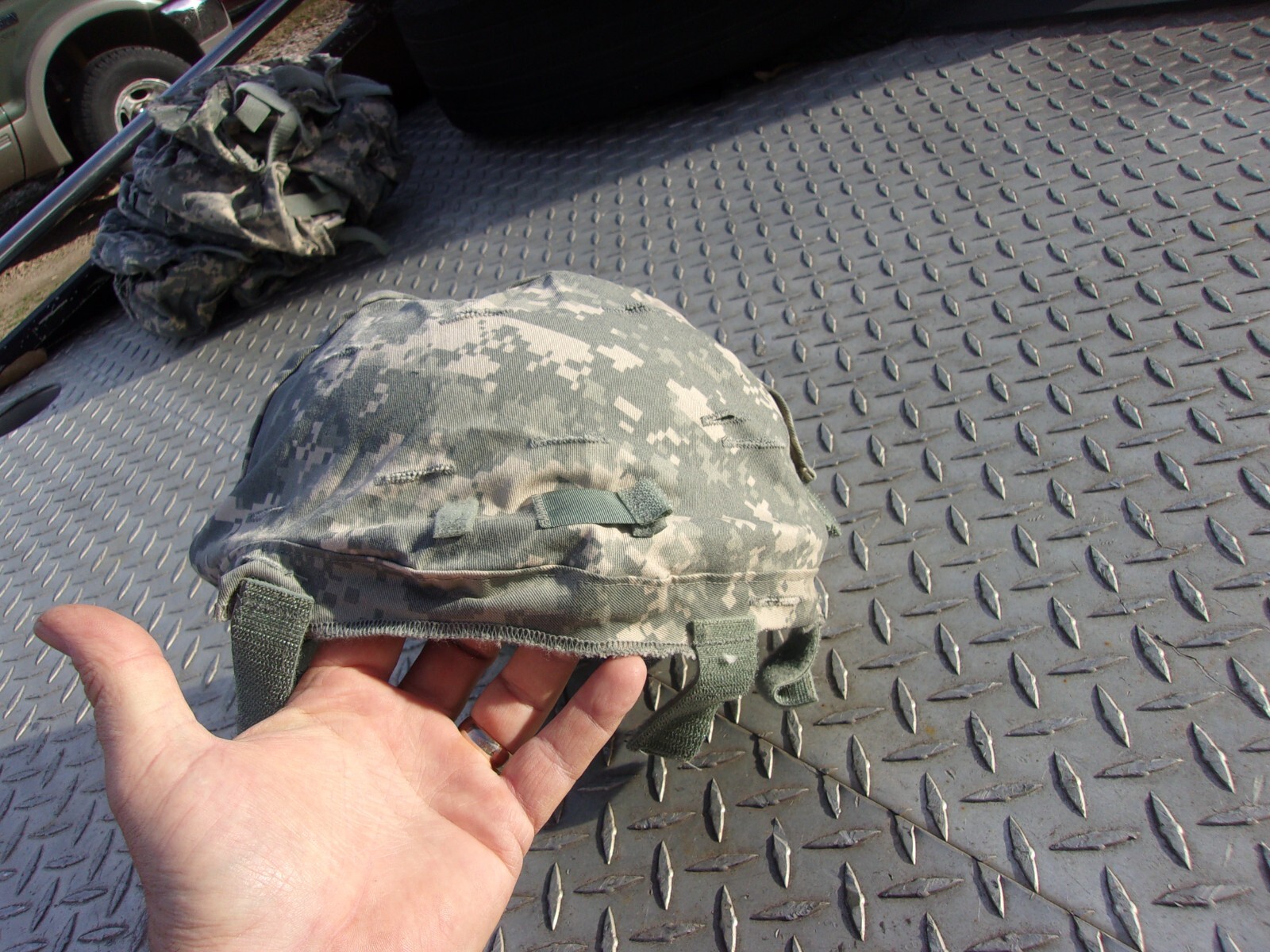 MILITARY SURPLUS ACH ADVANCED COMBAT HELMET COVER LARGE/X-LARGE ACU ...