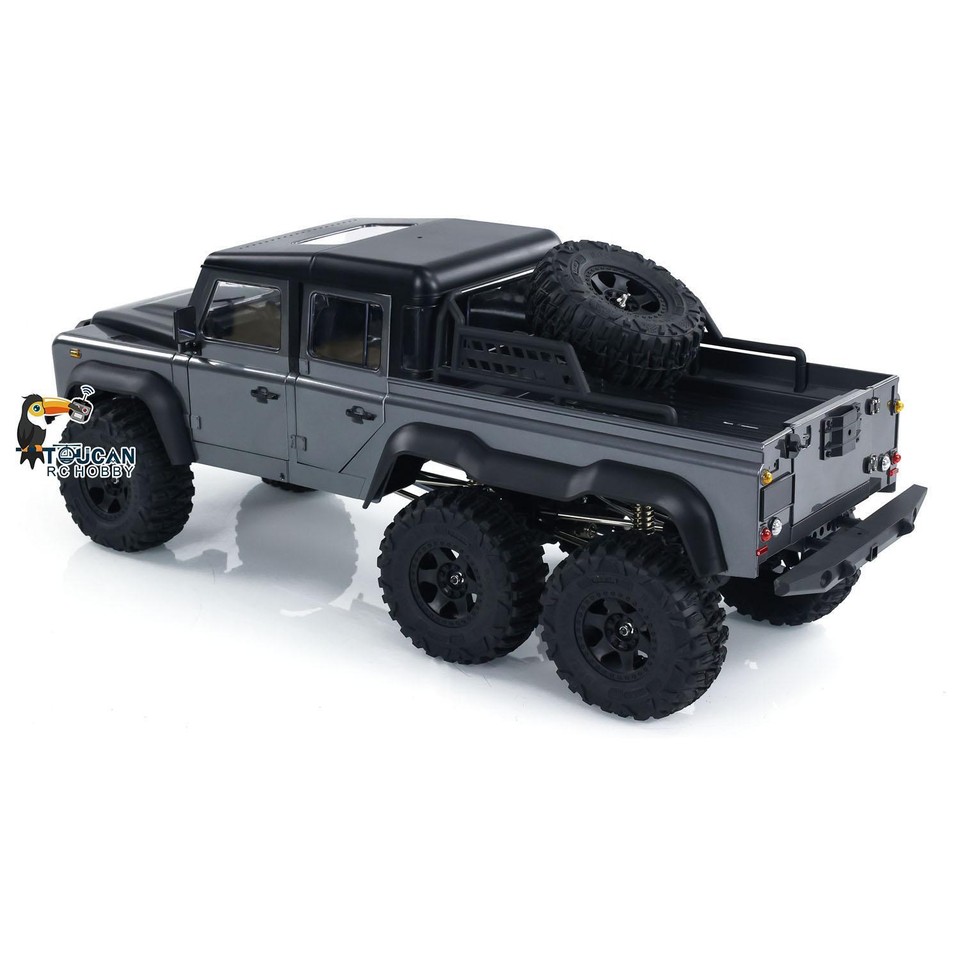 RC Pick-up 6WD Rock Crawler 1/10 Scale Off-Road Truck W/Lights Sounds 2 ...