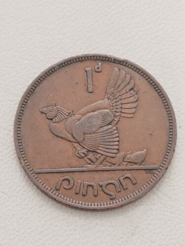 1942 - Ireland/Eire - Hen & Harp Design 1d - One Penny Coin T141 | eBay