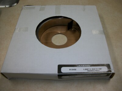NEW 201 STAINLESS STEEL BANDING STRAPPING USABAND 812432 1-1/4 X 100 FT ...