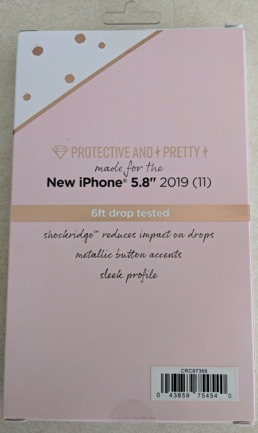 Fellowes Cell Case Pretty Stripes iPhone 11 Pro 5.8 Drop Tested 6ft for ...