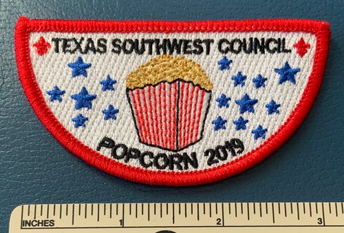 2019 TEXAS SOUTHWEST COUNCIL Boy Scout Popcorn PATCH BSA TX Scouting ...