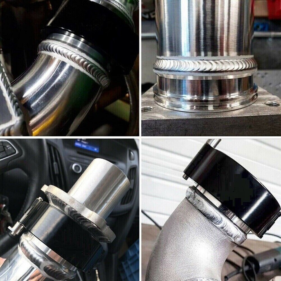 3'' 76mm Aluminum Quick Release HD V-Band Clamp Kit for Intake ...