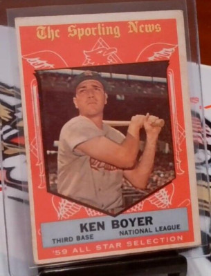 #1880 1959 TOPPS HIGH NUMBER KEN BOYER #557 | eBay