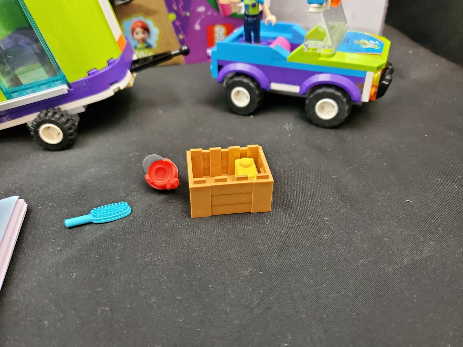 Preowned Lego 41371 Mia's Horse Trailer - Box/Mini/Instr. - READ ...