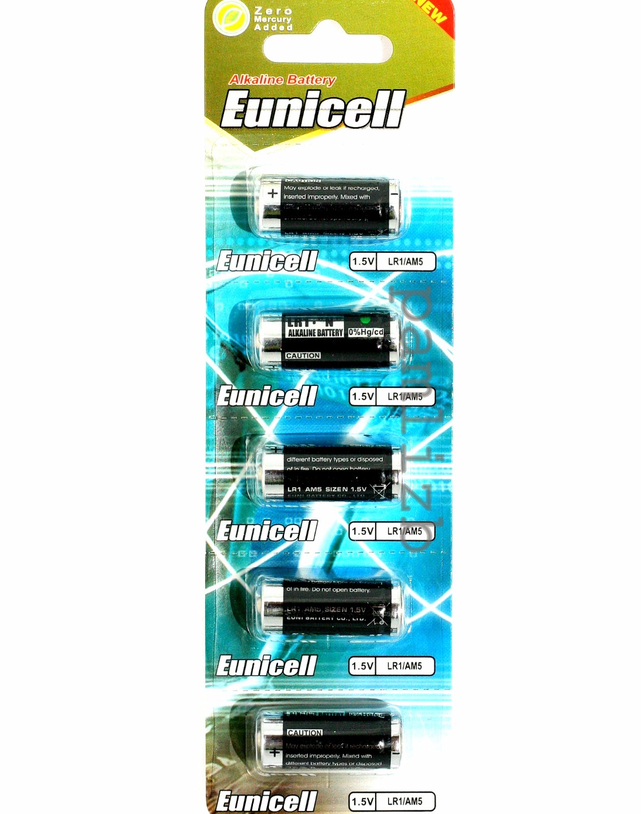 LR1 N size 1.5v MN9100 E90 Alkaline batteries by Eunicell battery x5 | eBay