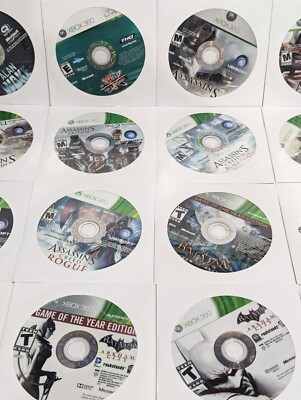 Microsoft Xbox 360 Cheap Value Games Titles A-H Resurfaced Tested Disc ...