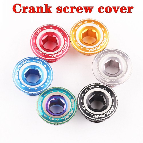 Crank Cover Screw Cap M20 MTB Crankset Crank Cover Aluminum BMX Road ...