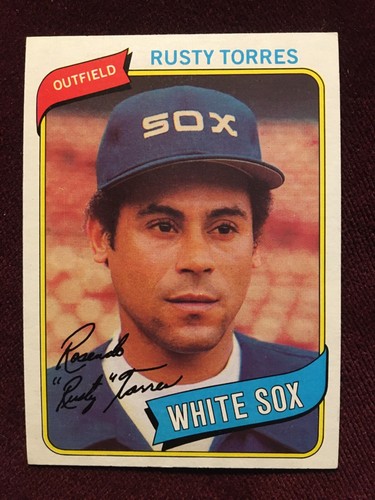 1980 Topps #36 White Sox Rusty Torres Baseball Card | eBay