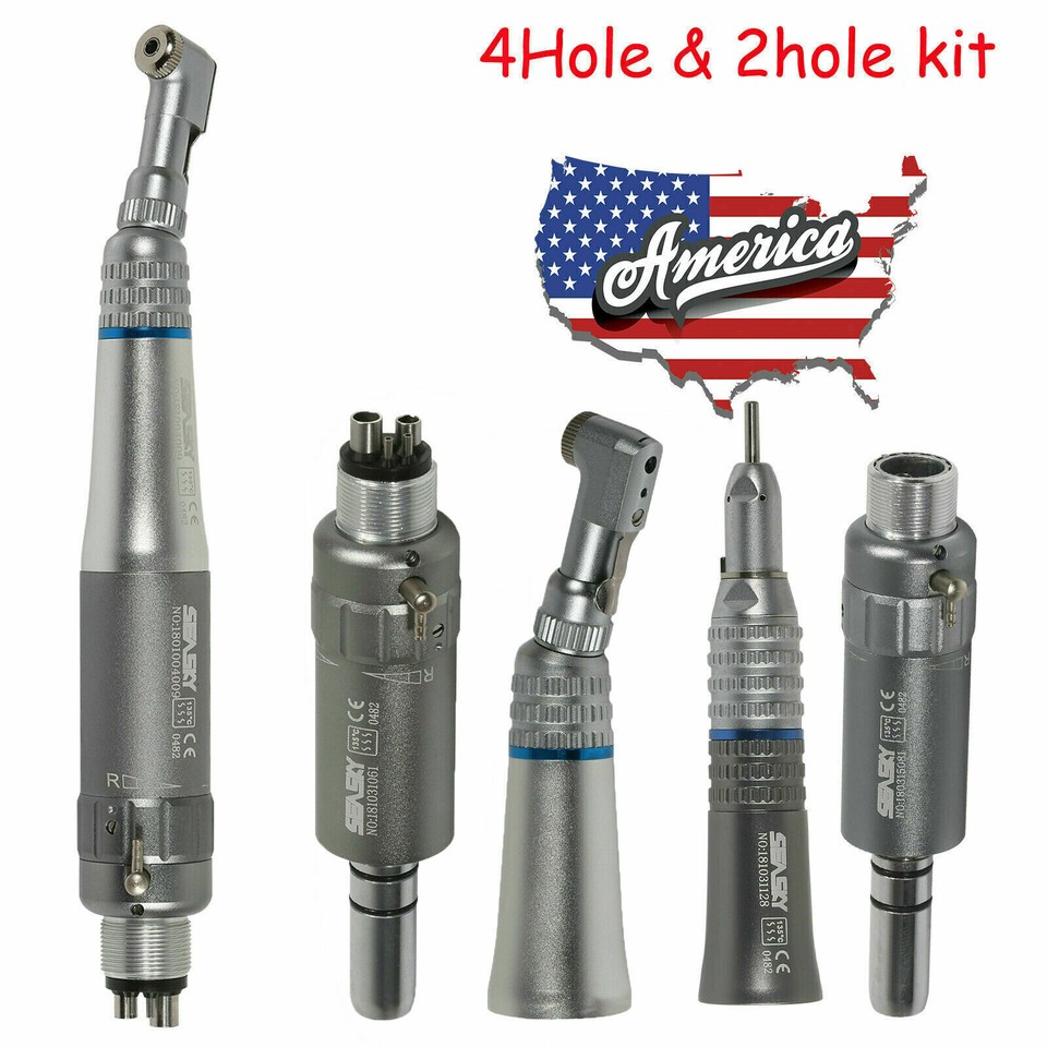 NSK Style Dental Slow Low Speed Handpiece Straight Contra Angle Air ...