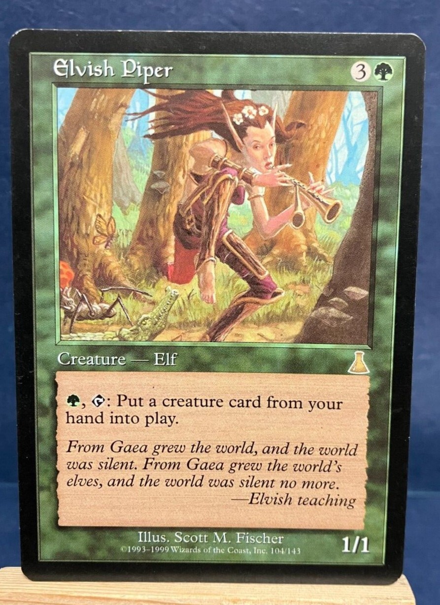 Magic: The Gathering TCG - Elvish Piper Urza's Destiny Rare LP | eBay
